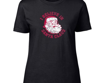 Santa claus tshirt | Etsy