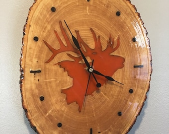 Deer clock | Etsy