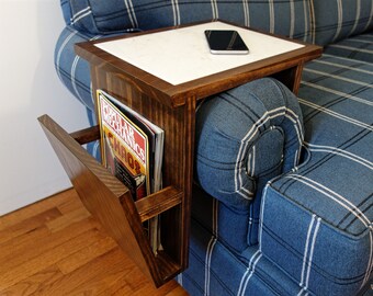 Couch arm table | Etsy