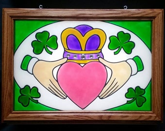 Irish stained glass | Etsy