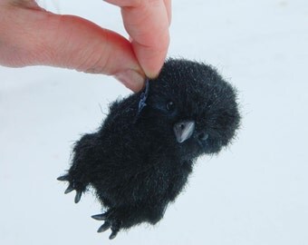 Stuffed raven | Etsy