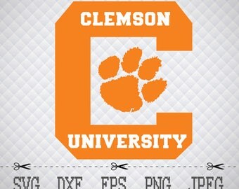 Clemson decal | Etsy