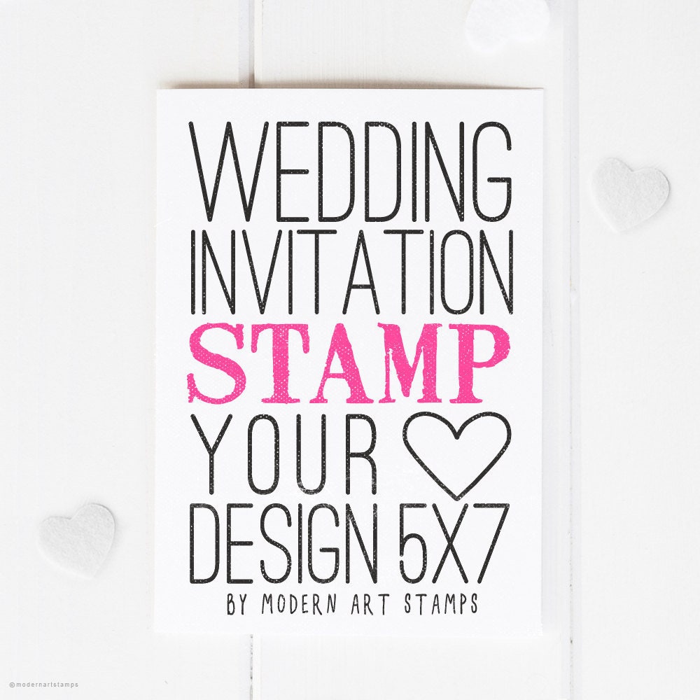 Wedding Invitation Stamp Wedding Stamp Custom Wedding