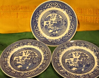 Willow pattern plate | Etsy