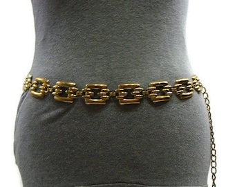 Gold chain belt | Etsy