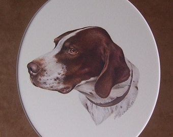English pointer art | Etsy