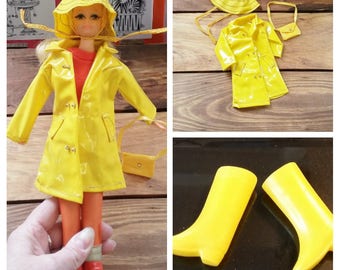 Yellow raincoat | Etsy