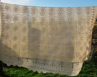 Crochet coverlet | Etsy