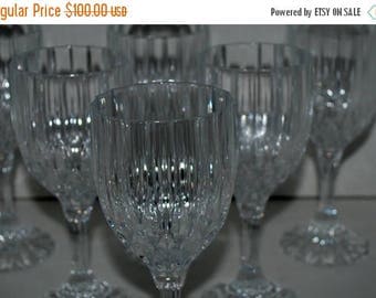 Crystal stemware | Etsy