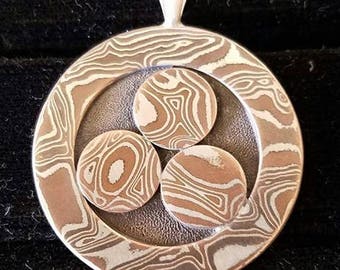 Mokume gane rings | Etsy