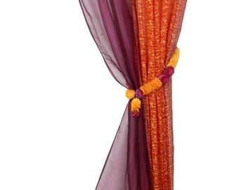 Rust orange curtains | Etsy