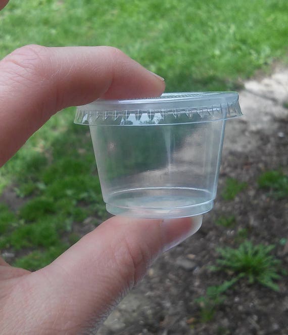 1 oz plastic containers with lids clear slime container organization ...