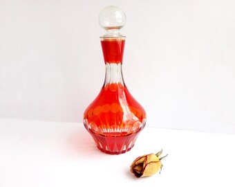 Cranberry glass | Etsy