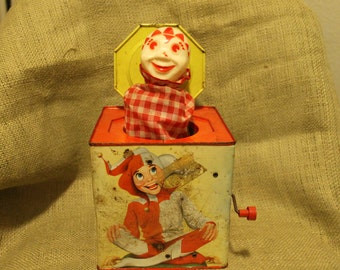 Jack in the box toy | Etsy