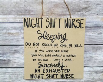 Funny nurse sign | Etsy