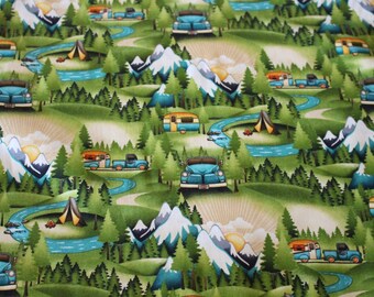 Mountain fabric | Etsy