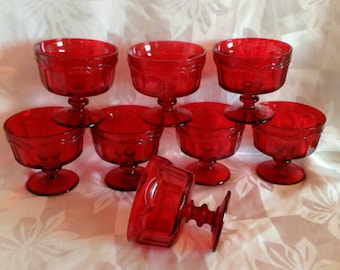 Red ice cream cup | Etsy