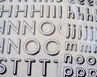 Rub on letters | Etsy