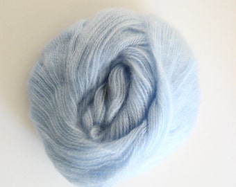 Light blue yarn | Etsy