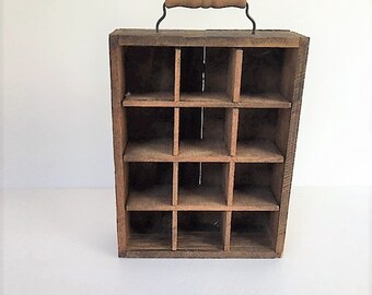 Slotted wood box | Etsy