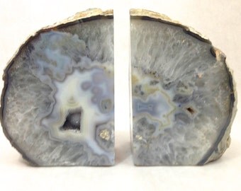 Agate bookends | Etsy