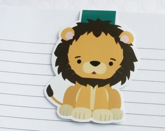 Lion bookmark | Etsy