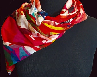 Custom printed scarf | Etsy