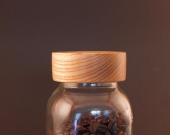 Wood mason jar lids | Etsy