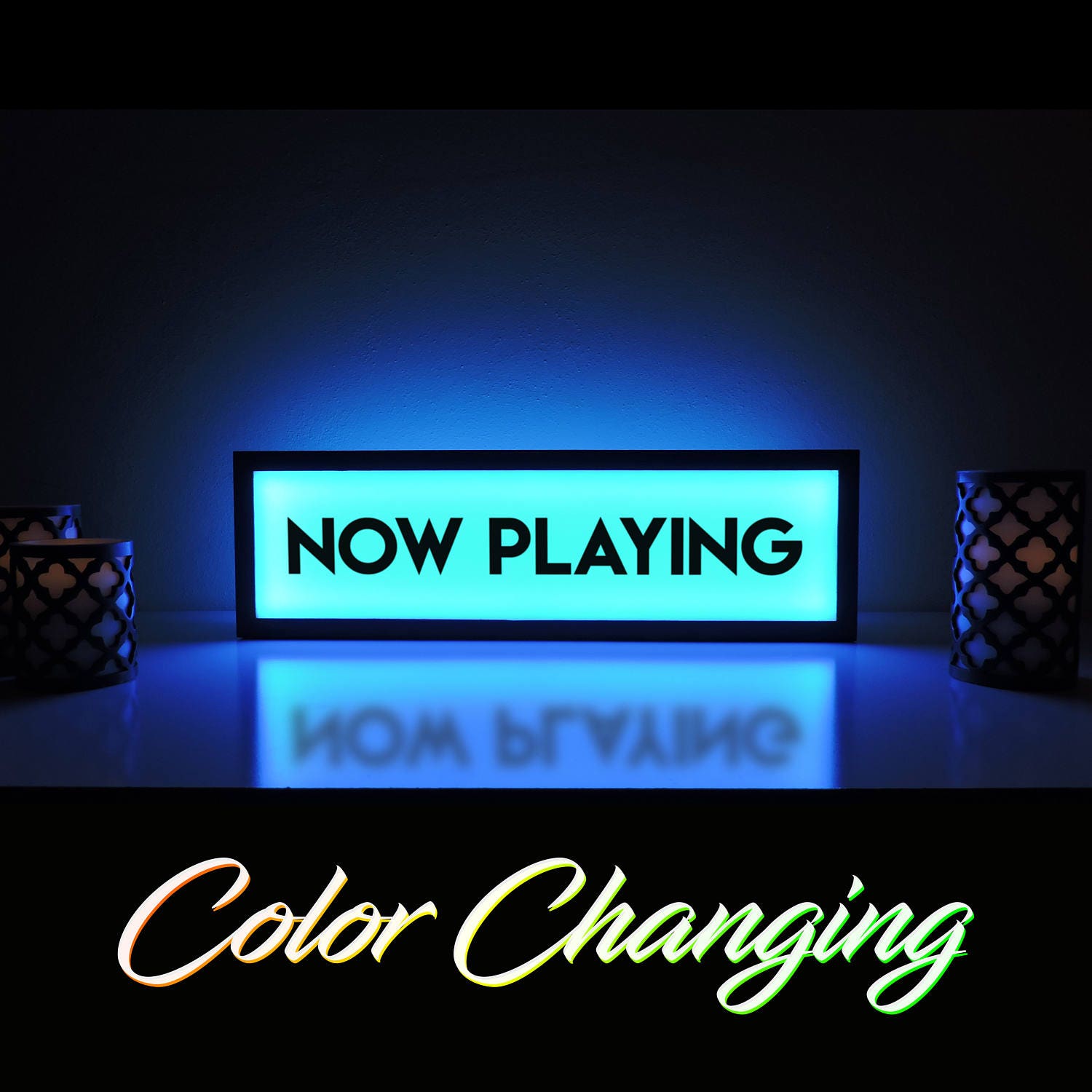 Now Playing Sign Now Playing Movie Sign Movie Room Decor