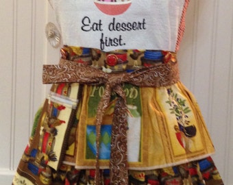 Italian apron | Etsy