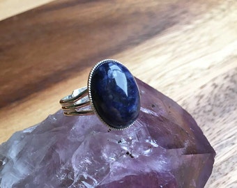 Sodalite ring | Etsy