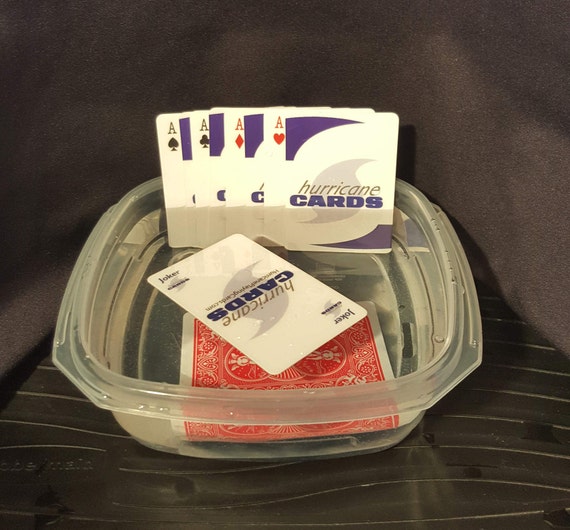 Windproof Waterproof Playing Cards Hurricane Cards