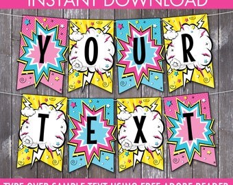 Comic book party | Etsy