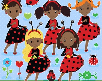 Lady bug clip art | Etsy