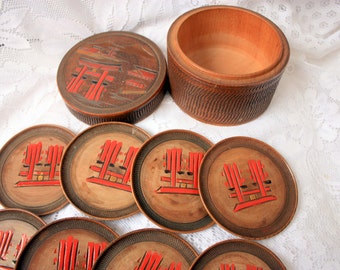 Japanese coasters | Etsy