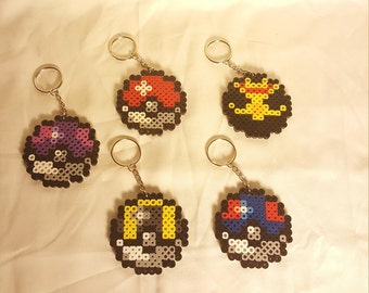 Pokeball perler bead | Etsy