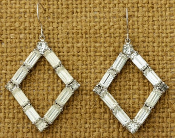 Rhombus earrings | Etsy