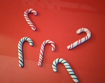 Clay candy cane | Etsy