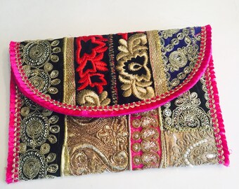 Embroidered purse | Etsy