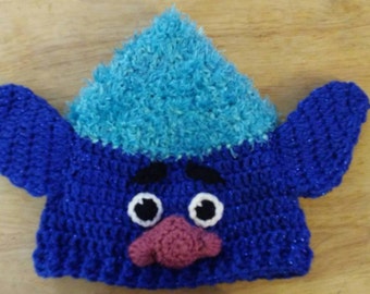 Crochet troll hat | Etsy