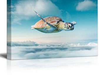 Flying turtle | Etsy