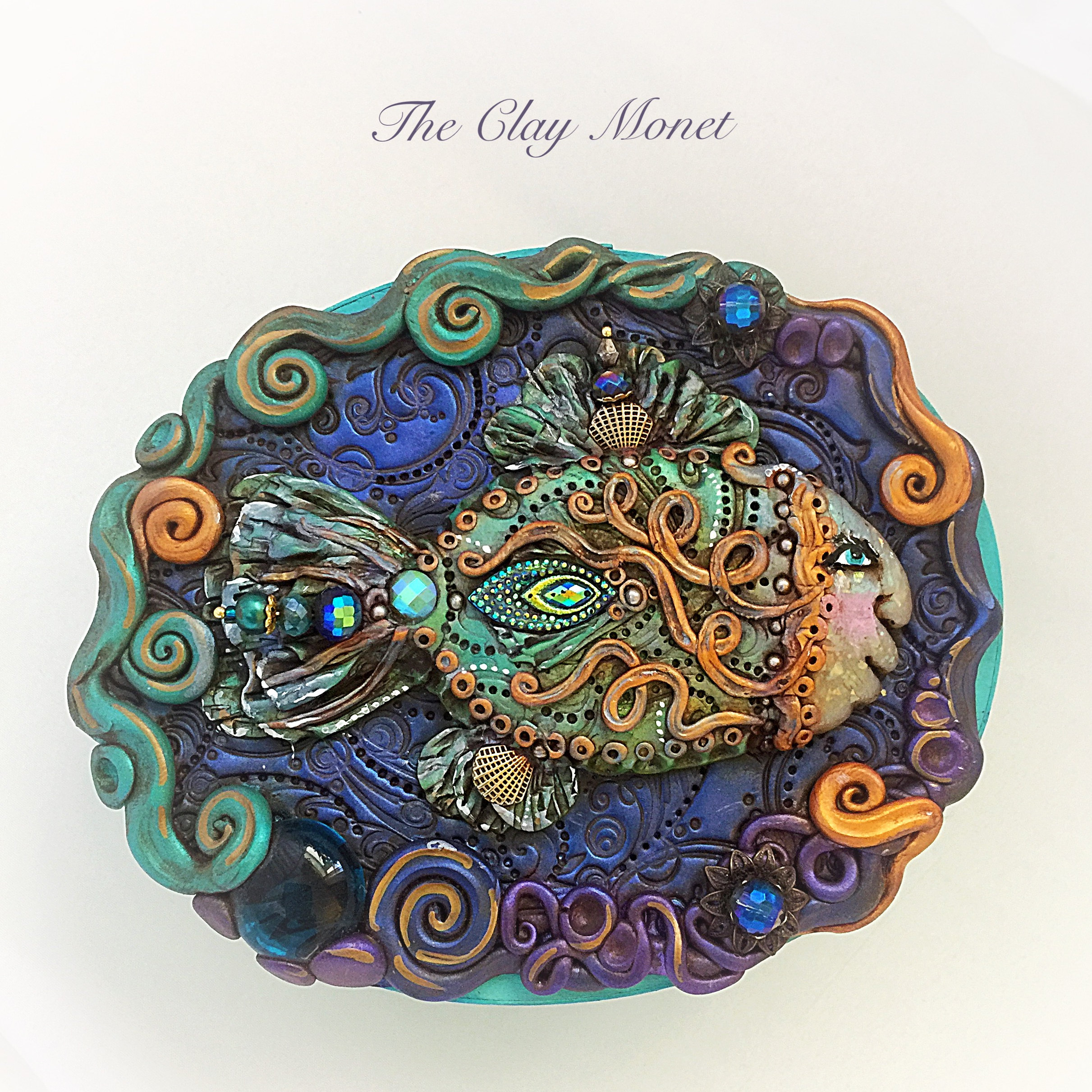 Uniquely beautiful handcrafted designs in polymer by TheClayMonet