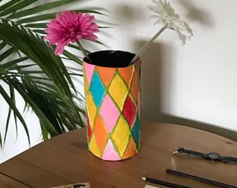 Paper mache vase | Etsy