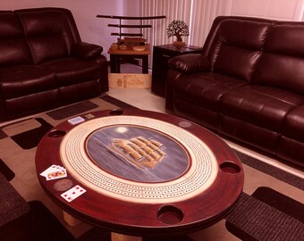 Cribbage board table | Etsy