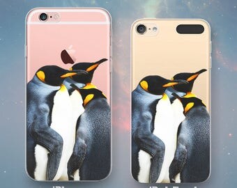 Penguin phone case | Etsy