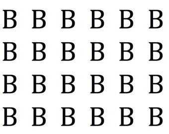 Capital letter b | Etsy