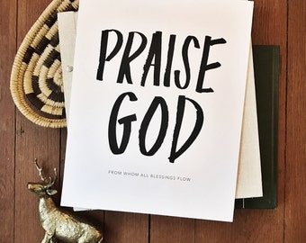 Doxology print | Etsy