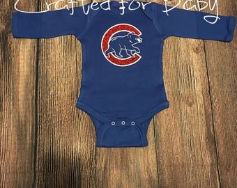 Unique chicago cubs shirt related items | Etsy