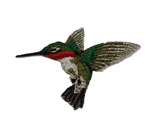 Hummingbird applique | Etsy
