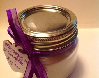 Candles with message | Etsy